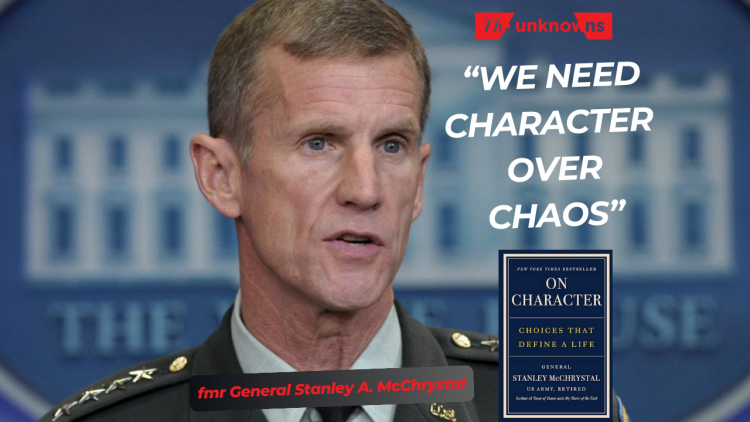 "Unknowns" Host Charlie Stone interviews Stanley McChrystal: Character ...
