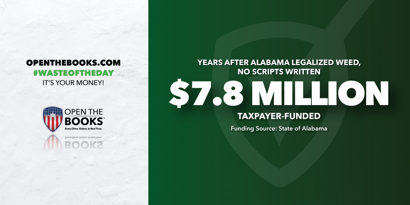 Waste of the Day: Still No Medical Marijuana in Alabama ...