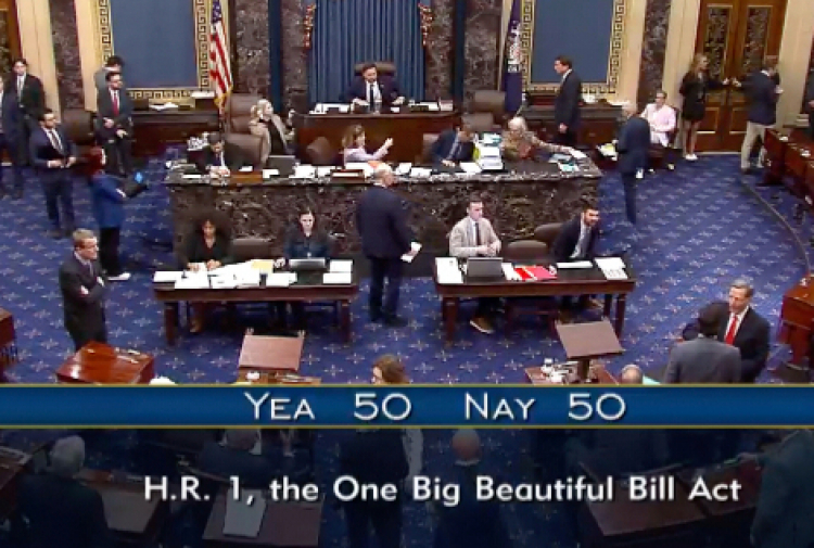 Vice President Vance Casts Tie-Breaking Vote To Pass "Big, Beautiful ...