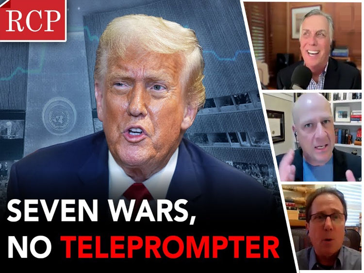 RCP Podcast: Trump Calls Out UN, Kamala's Book Tour, Talk to Someone ...
