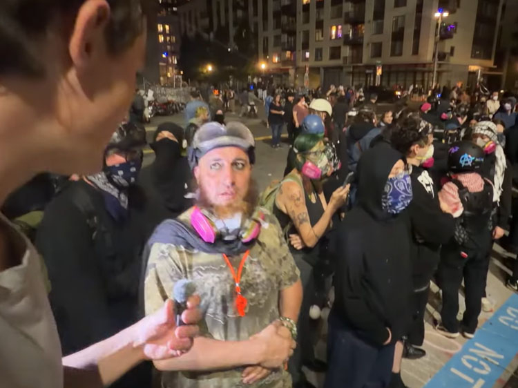 Watch: On The Ground At Site of Portland ICE/Antifa Clash | Video ...