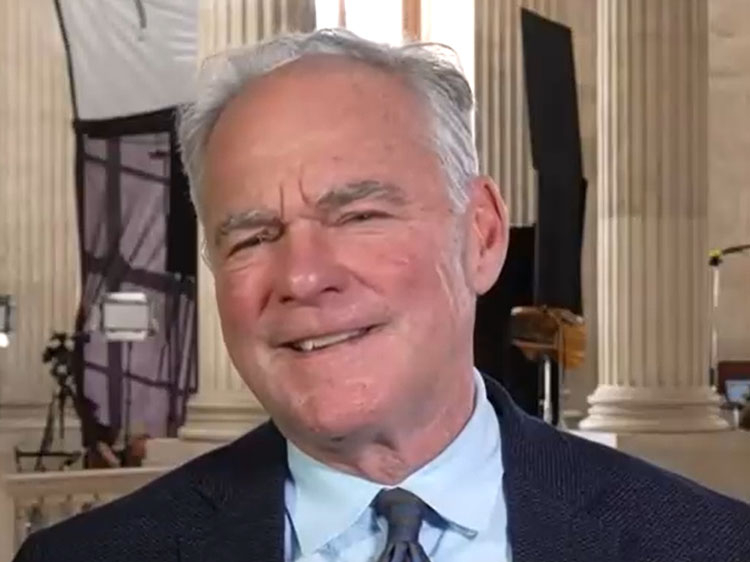 Sen. Tim Kaine to MSNBC: "Ripping The Party Apart? I Think You're ...