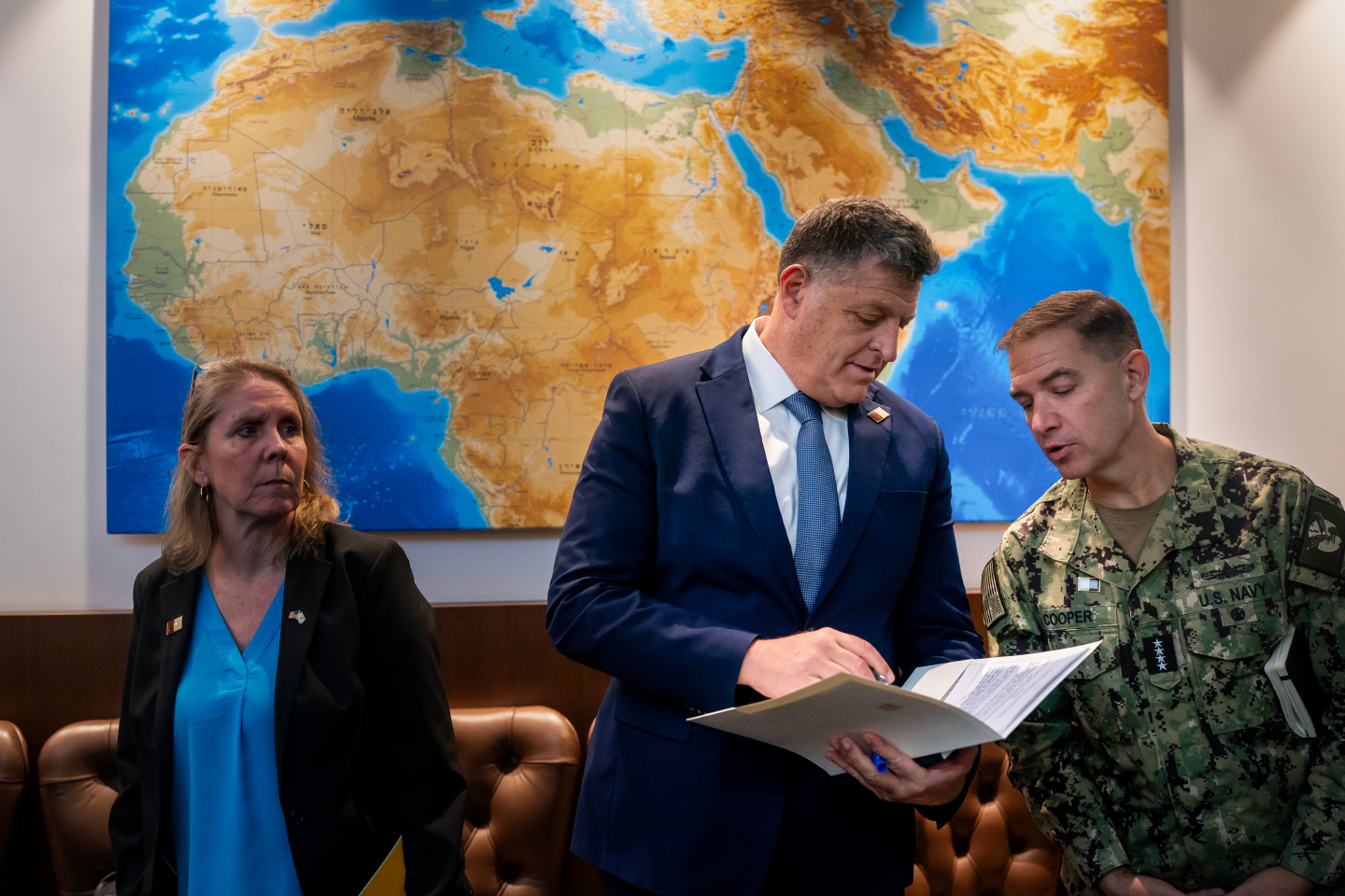 ADM Cooper: The Warrior Diplomat Running Trump’s Fight in Iran ...