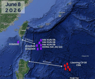 China's Navy Surges East of Taiwan Amid Spat with the Philippines ...